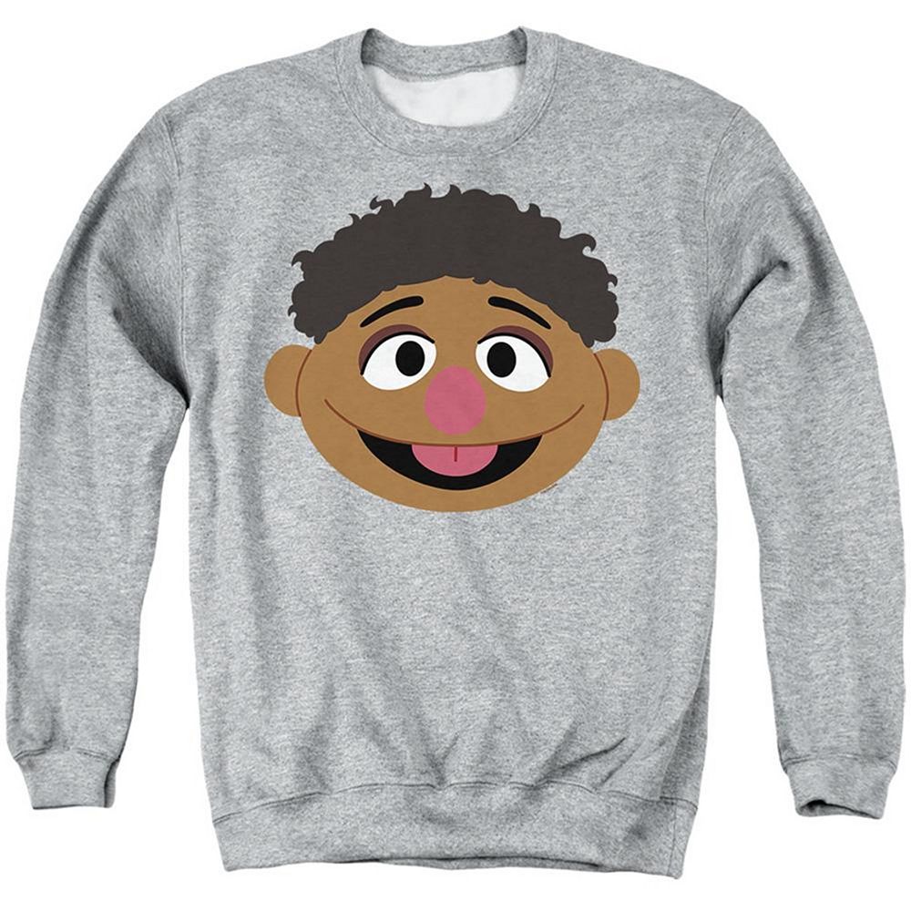 Sesame Street Tamir Face Adult Crewneck Sweatshirt
