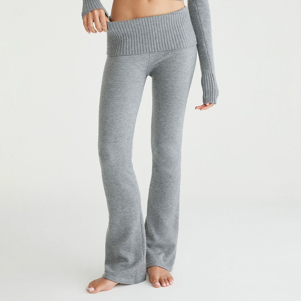 Juniors' Aeropostale Fold Over Flare Pants
