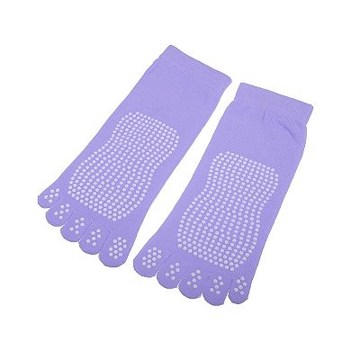 4 Pairs Full Finger Toe Socks Unisex Five Finger Socks For Daily Fit