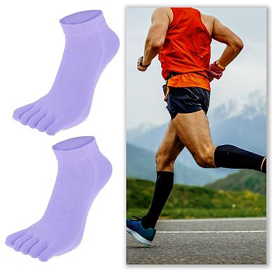 4 Pairs Full Finger Toe Socks Unisex Five Finger Socks For Daily Fit