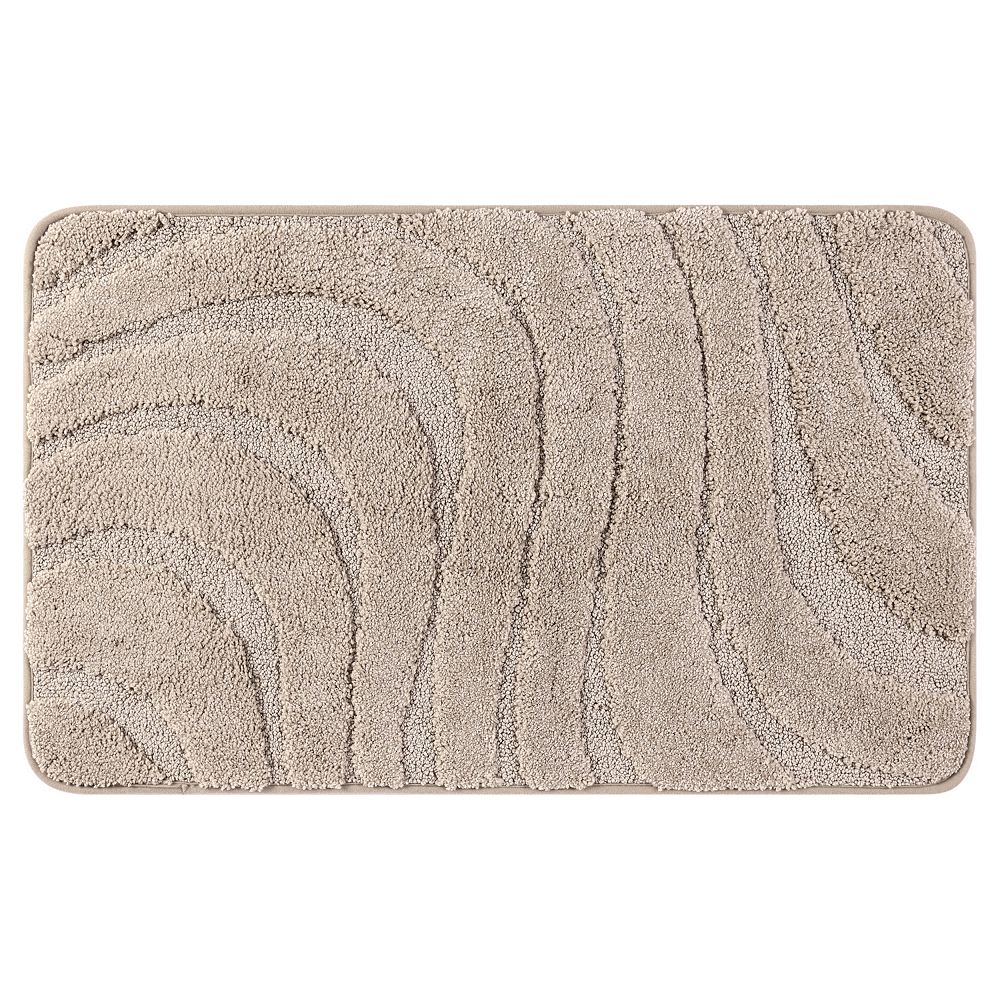 Non Slip Bath Mat Bathroom Rug Absorbent Washable Microfiber For Shower ...