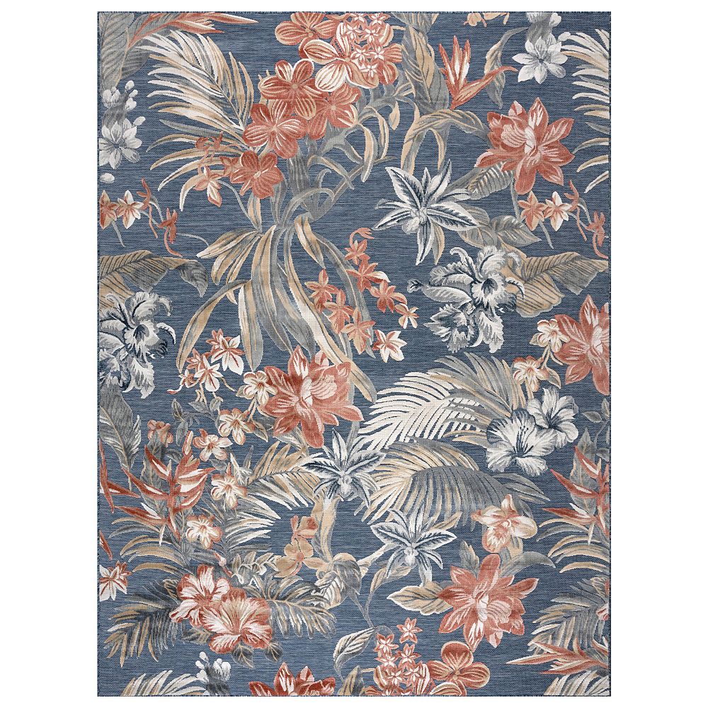 KHL Rugs Callie Transitional Blue Area Rug