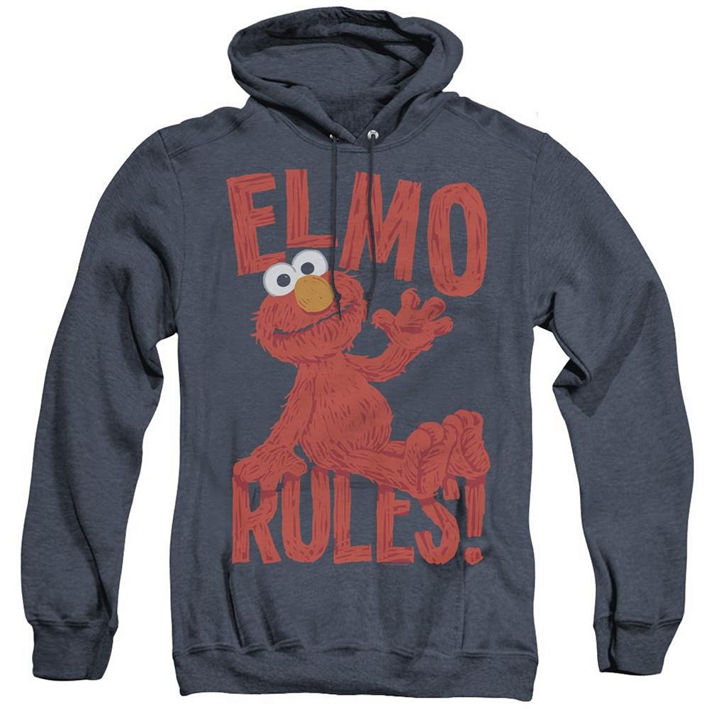 Sesame Street Elmo Rules Adult Heather Hoodie