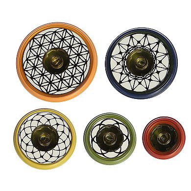 Aurora Toys Small Multicolor 6" Stackable Spinning Tops Engaging Toy