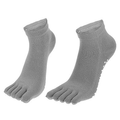 4 Pairs Full Finger Five Toe Socks Unisex Non Slip Fit Finger Socks