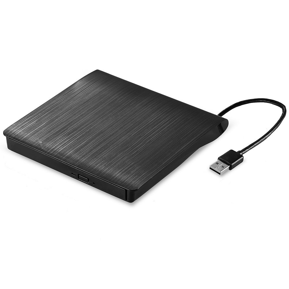 Black, Usb 3.0 External Slim Dvd-rw Drive: High-speed Burner And Writer ...