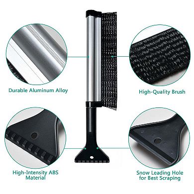 Foldable Snow Scraper With Brush For All Cars