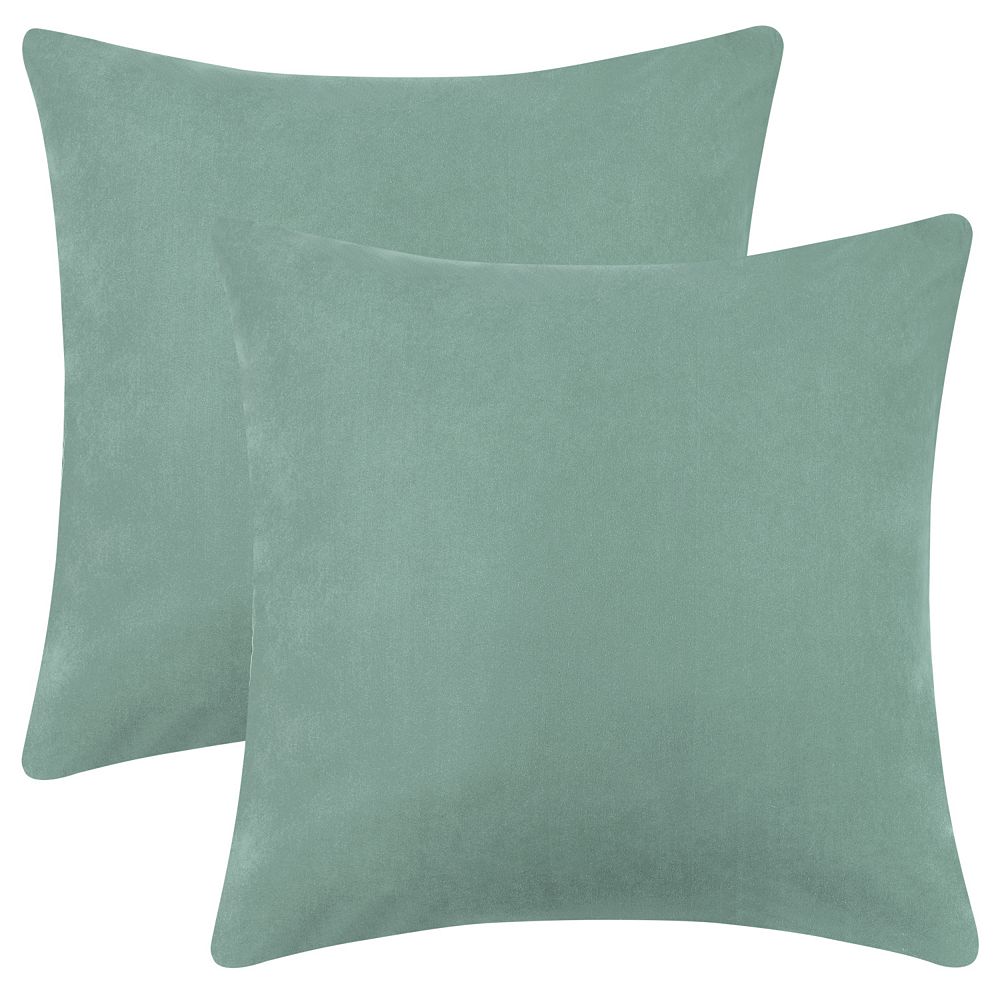 1 Pair Solid Color Pillowcases With Hidden Zipper For Bed, Sofa, Chair ...
