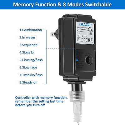 Chasing Rope Lights With Controller RGB 2 WIRE CHASING LED ROPE LIGHT