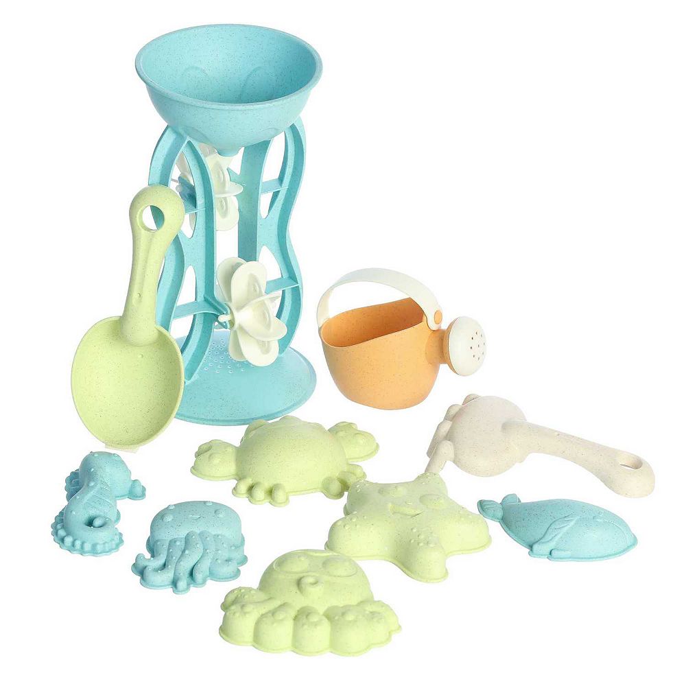 Aurora Toys Medium Multicolor Wheatley 10" Water Wheel Beach Set ...