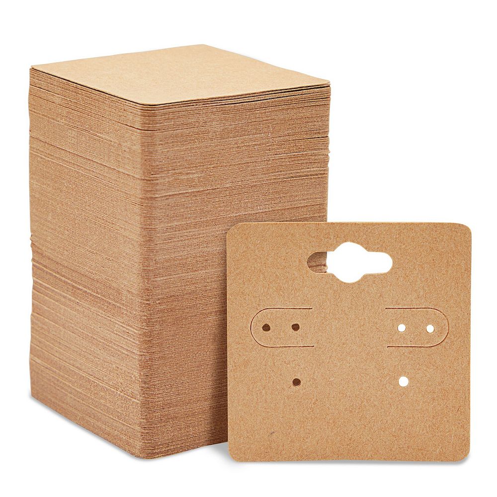 200 Pack Earring Display Cards Holder For Selling Jewelry, Ear Studs ...