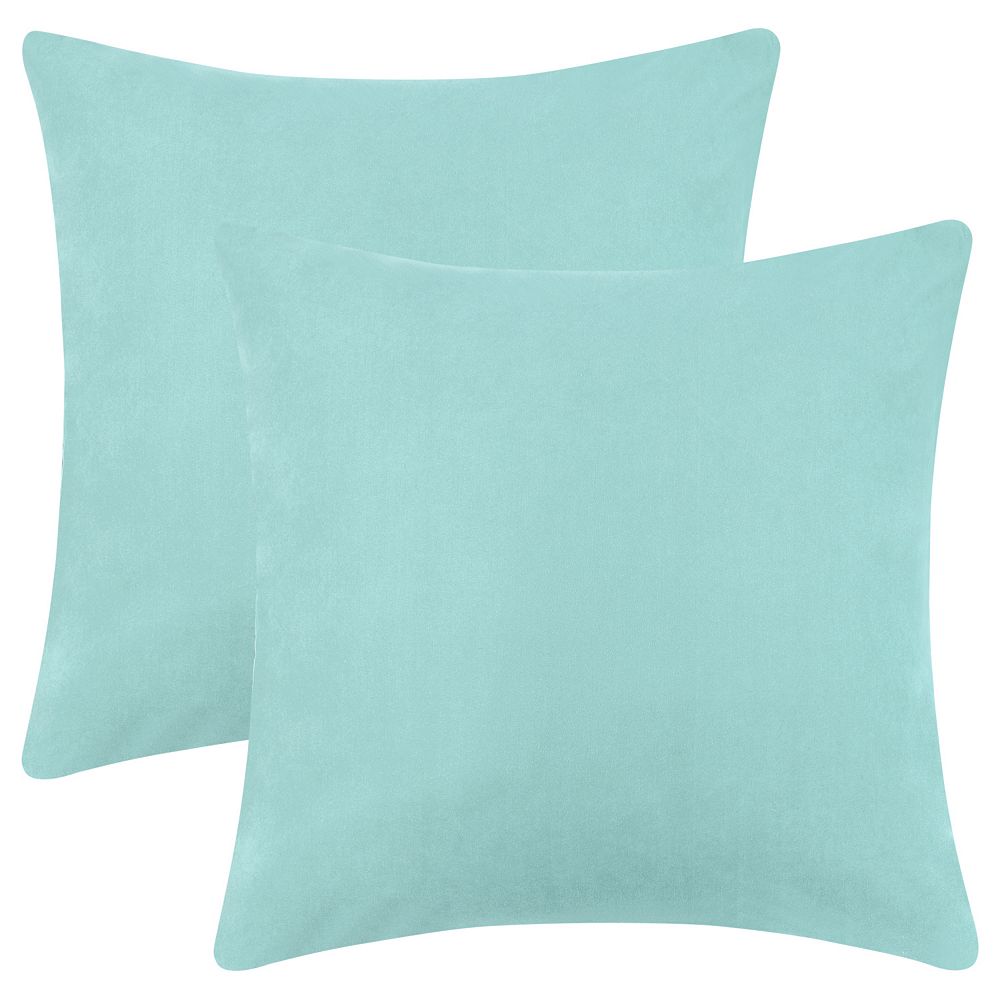1 Pair Solid Color Pillowcases With Hidden Zipper For Bed, Sofa, Chair ...