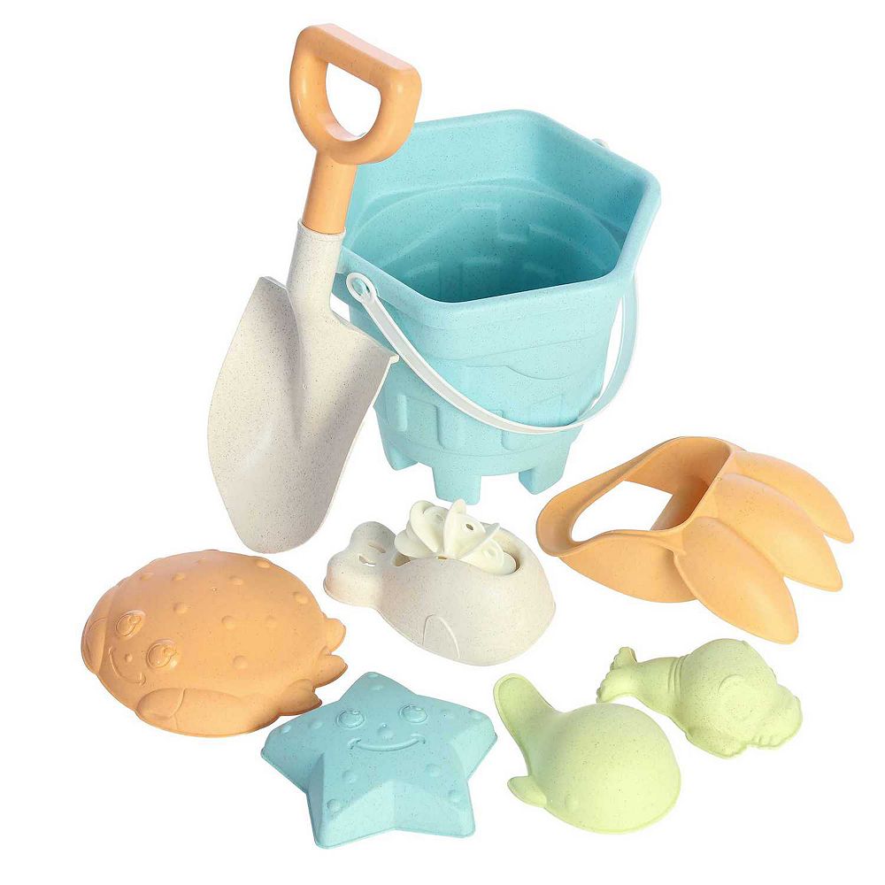 Aurora Toys Large Multicolor Wheatley 13.5" Bucket Beach Set Versatile Toy
