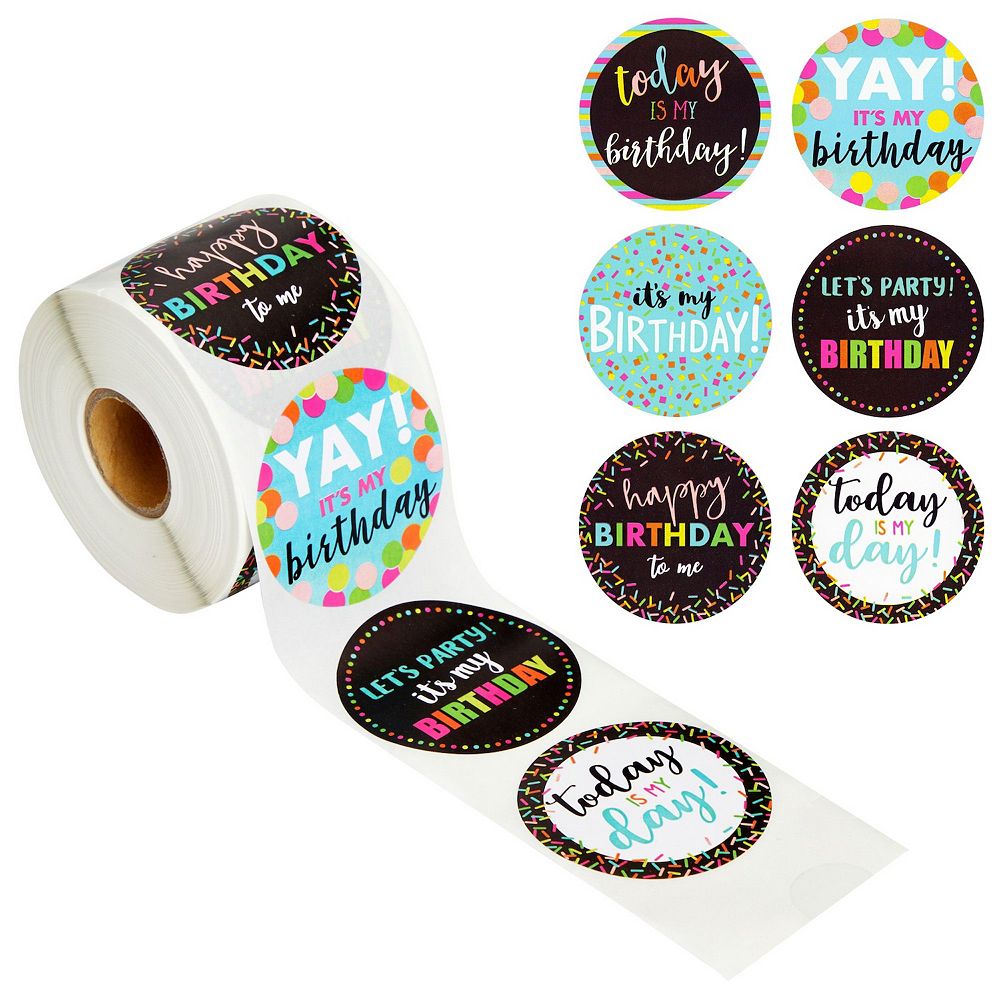 504 Pk Its My Birthday Stickers, Happy Birthday To Me Label Set, 6 ...