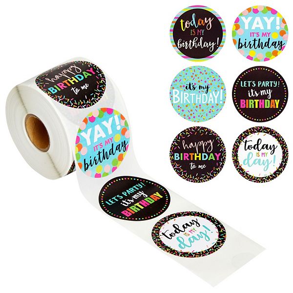 504 Pk Its My Birthday Stickers, Happy Birthday To Me Label Set, 6 ...