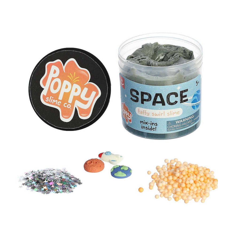 Aurora Toys Mini Grey Poppy Slime Co. 11.3oz Space Slime Gooey Toy