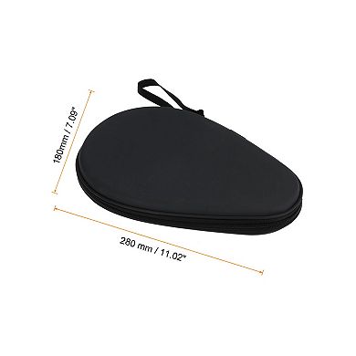 Table Tennis Racket Case Ping-pong Paddle Case Hard Cover Container Bag ...