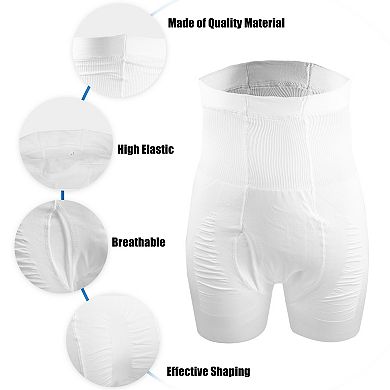 Men's Abdominal Slim Shapewear, High Waisted Tights Shorts Body Contouring