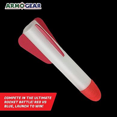 Dual Rocket Launcher Toy For Kids With Foam Rockets