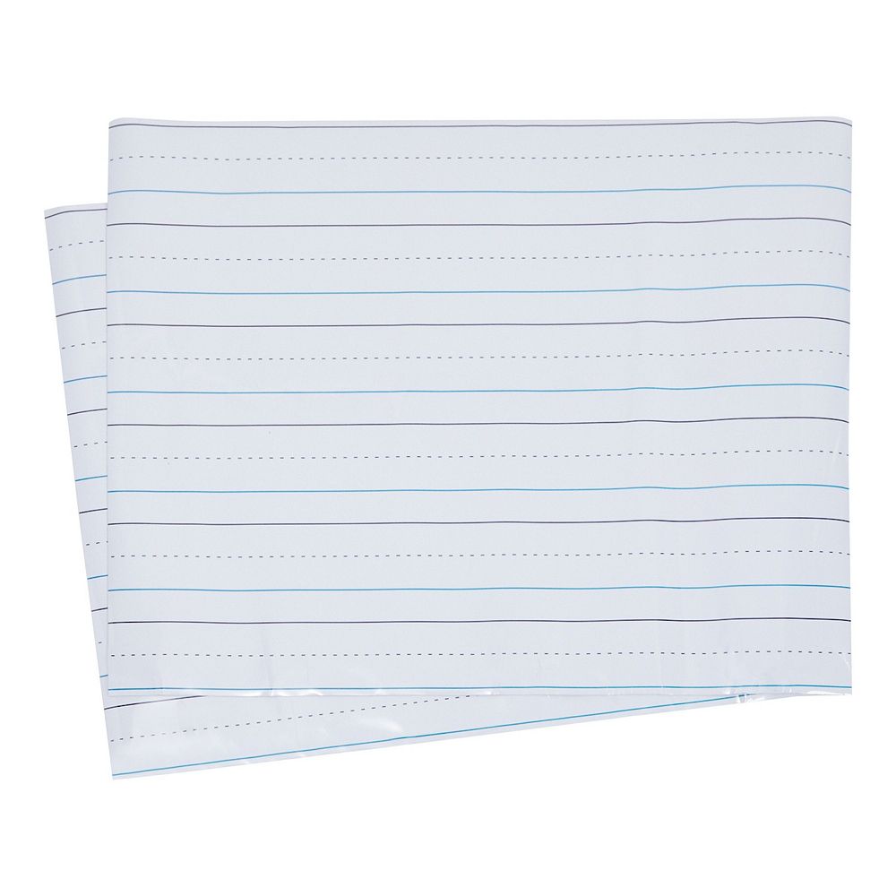 2 Sheets Of Magnetic Lined Handwriting Paper, Dry Erase Sentence Strips ...