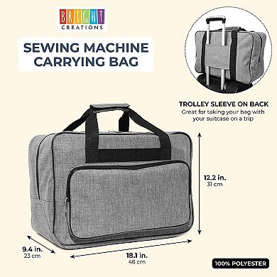 Sewing Machine Carrier Tote Universal Storage Bag, Crafts Supplies ...