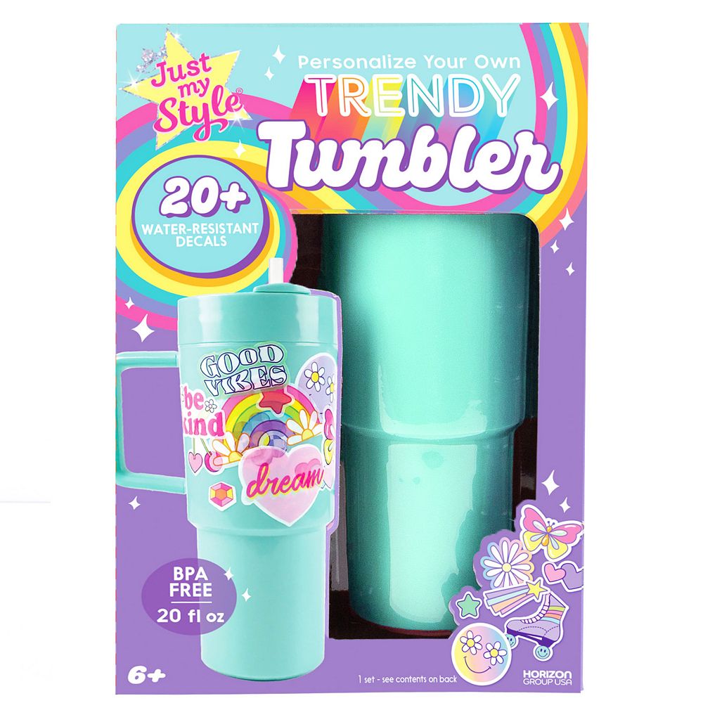 Just My Style Personalize Your Own Trendy Tumbler Water Cup