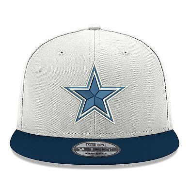 Men's New Era White/Navy Dallas Cowboys 2-Tone II 9FIFTY Snapback Hat