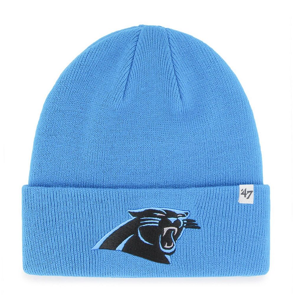 Men's '47 Blue Carolina Panthers Primary Basic Cuffed Knit Hat