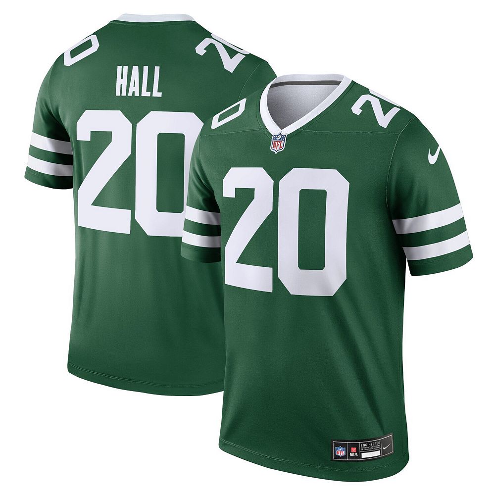 Men's Nike Breece Hall Legacy Green New York Jets Legend Jersey