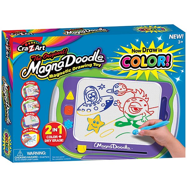 Cra-Z-Art MagnaDoodle Color Deluxe 2-In-1 Color & Erase