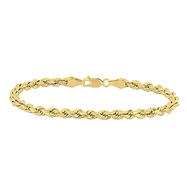 Stella Grace 10k Gold Rope Chain Bracelet