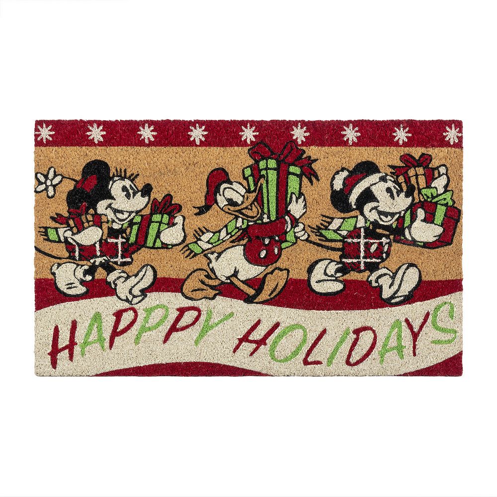 Disney's Mickey Mouse & Friends Happy Holiday Doormat