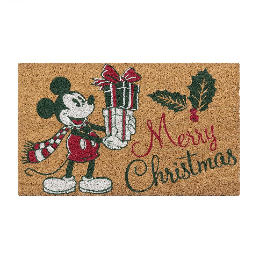 Disney's Mickey Mouse Merry Christmas Gift Doormat