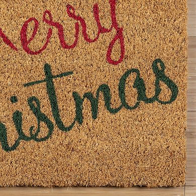 Disney's Mickey Mouse Merry Christmas Gift Doormat