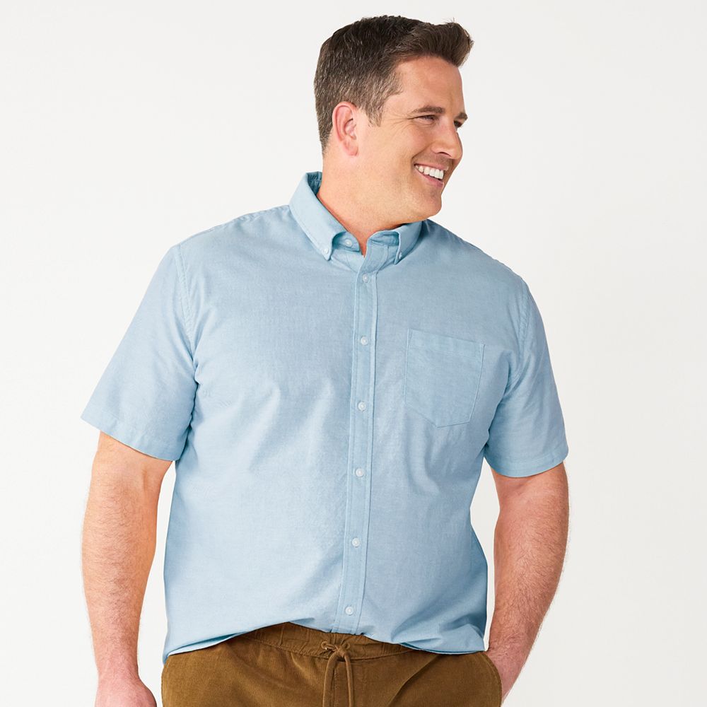 Big & Tall Sonoma Goods For Life® Perfect-Length Button-Down Shirt