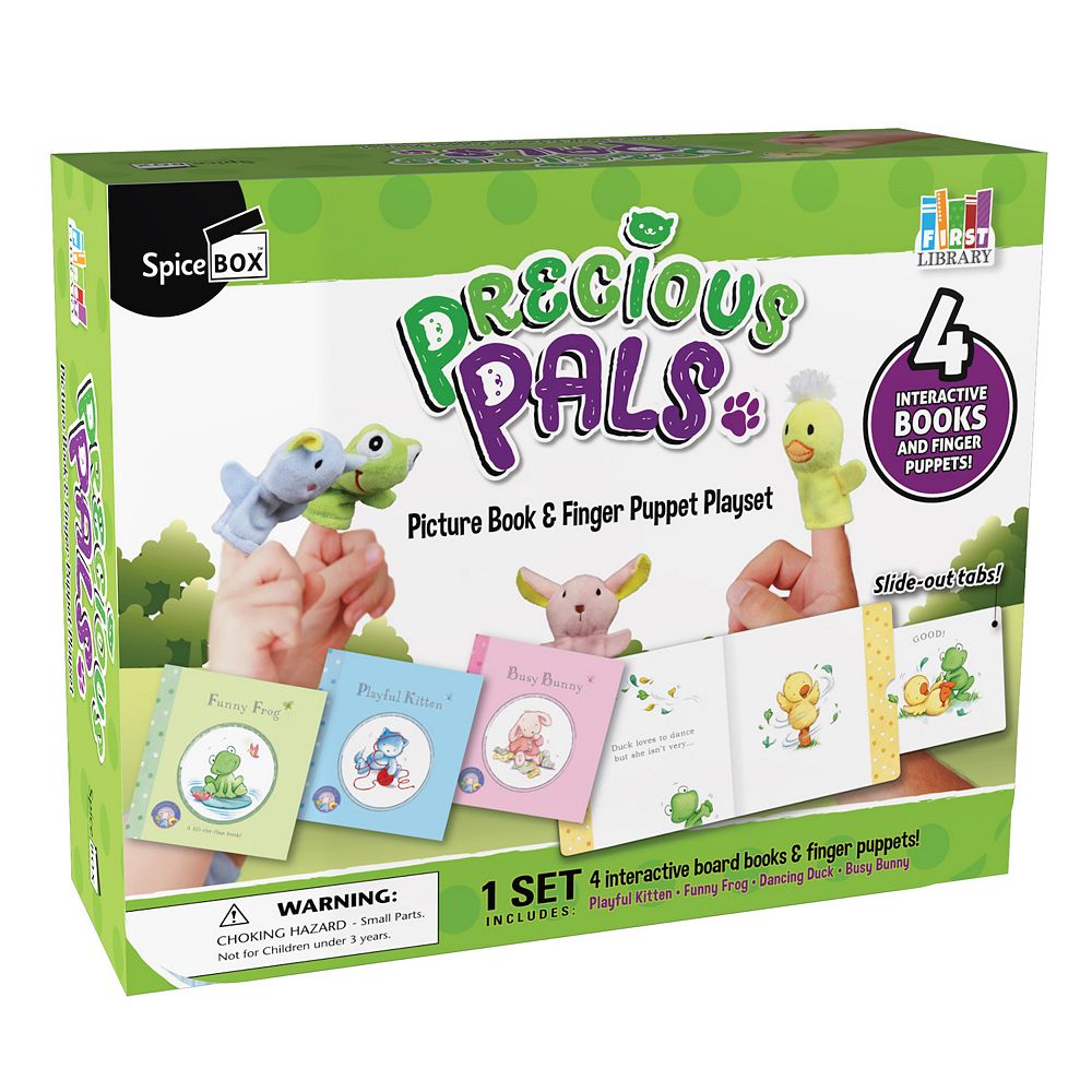 SpiceBox First Library Precious Pals: Interactive Board Books with ...