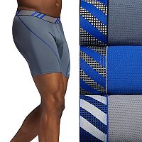 3-Pack Adidas Mens Sport Performance Mesh Boxer Briefs