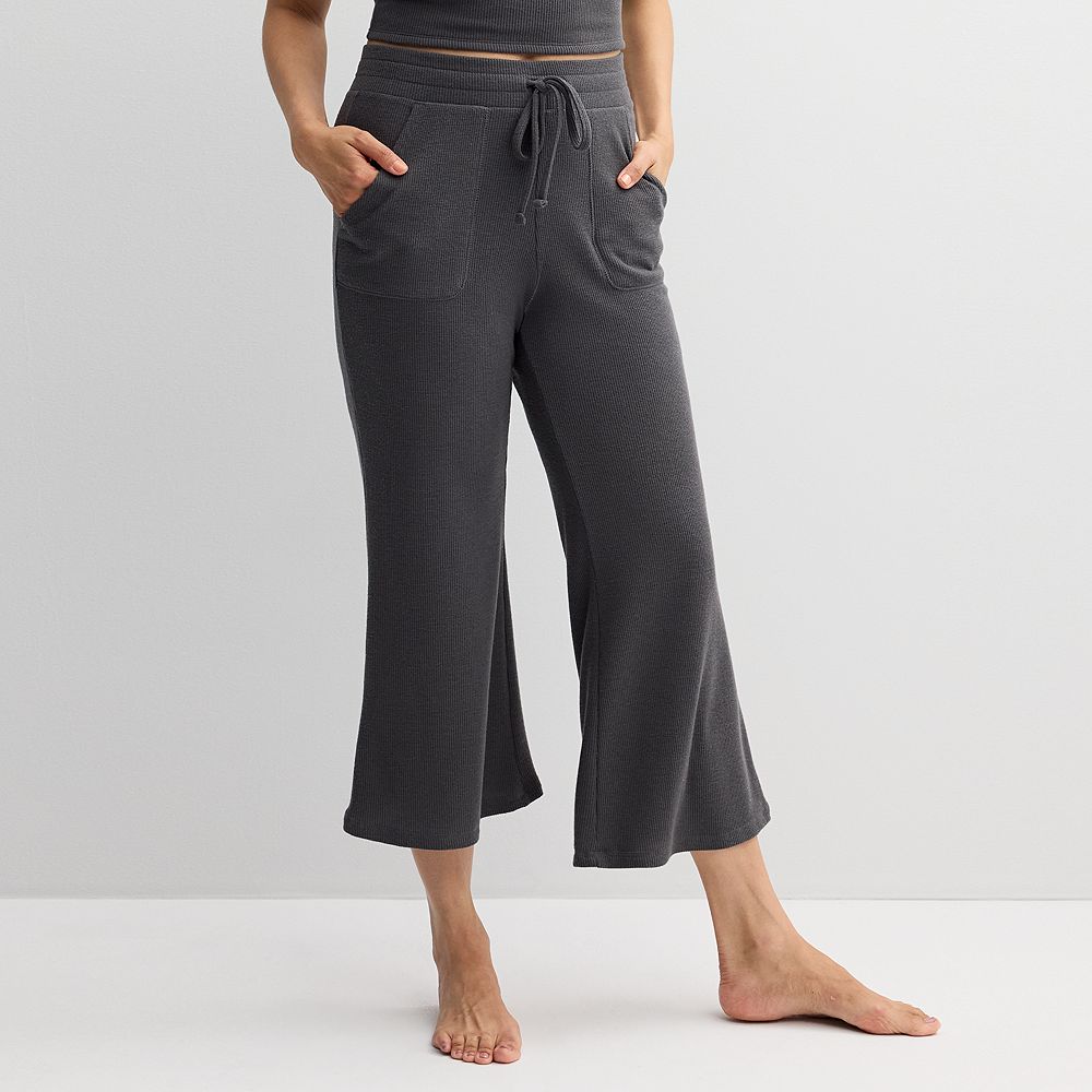 Women's Sonoma Goods For Life® Cropped Flare Sleep Pants