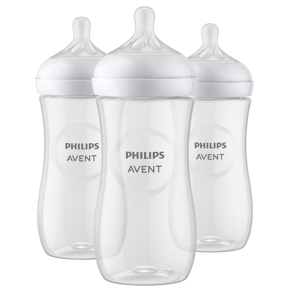 Philips Avent 11 oz. Natural Anti-Colic Infant Baby Bottle With Natural ...