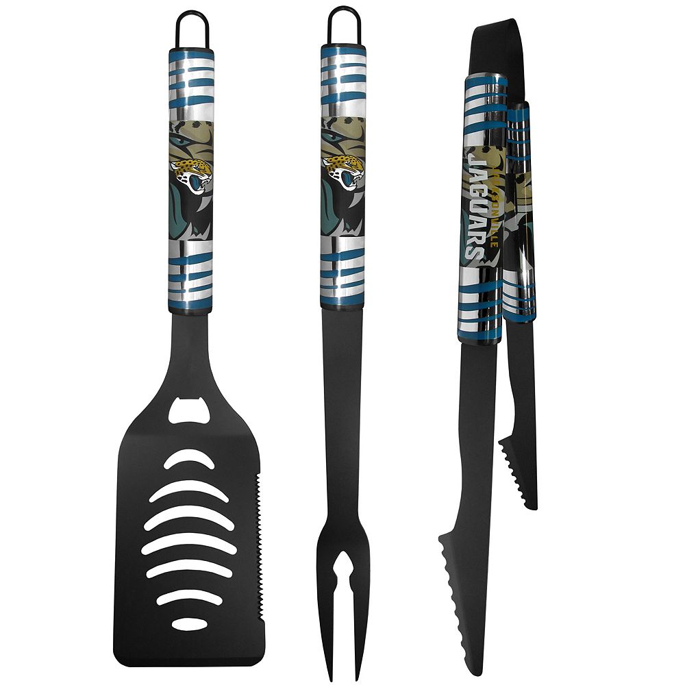 NFL Jacksonville Jaguars 3-Piece Tailgater BBQ Tool Set