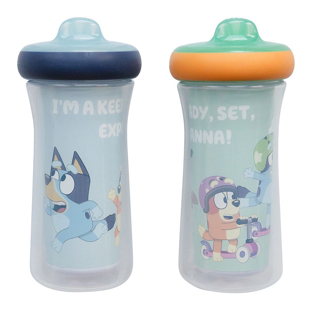 The First Years Bluey and Bingo Insulated Sippy Cups 2-Piece Set