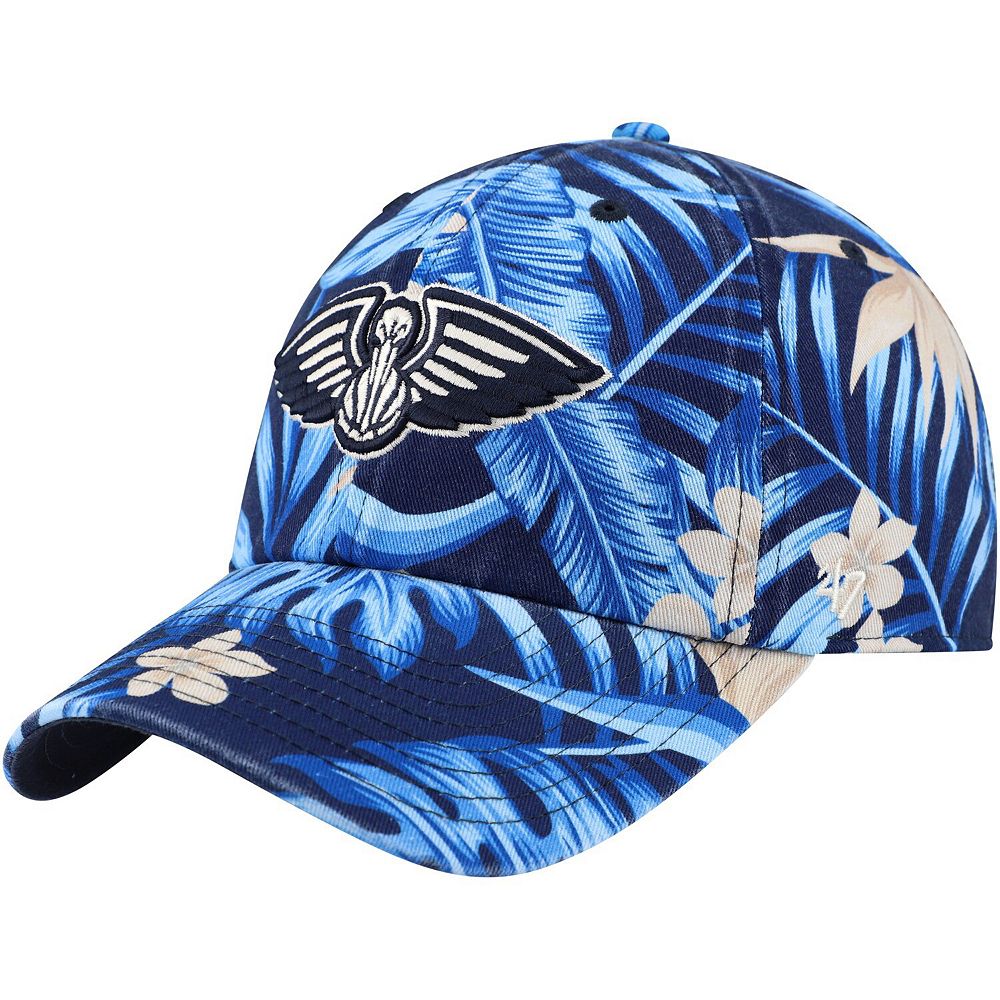 Men's '47 Navy New Orleans Pelicans Tropicalia Floral Clean Up ...