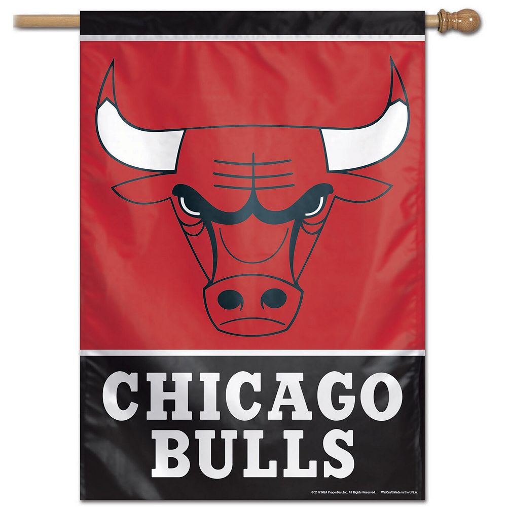 "WinCraft Chicago Bulls 28"" x 40"" Primary Logo Single-Sided Vertical ...