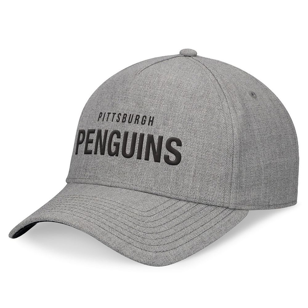 Men's Fanatics Heather Gray Pittsburgh Penguins Elements A-Frame ...