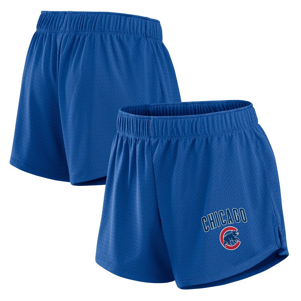 Women's Fanatics Royal Chicago Cubs Mesh Shorts