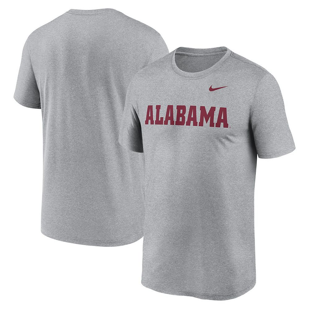 Men's Nike Heather Gray Alabama Crimson Tide Primetime Legend Wordmark ...
