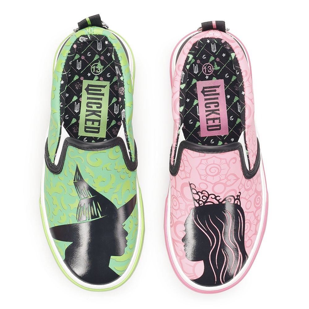Kid Girls' Wicked Glinda and Elphaba Mismatch Slip-On Shoes