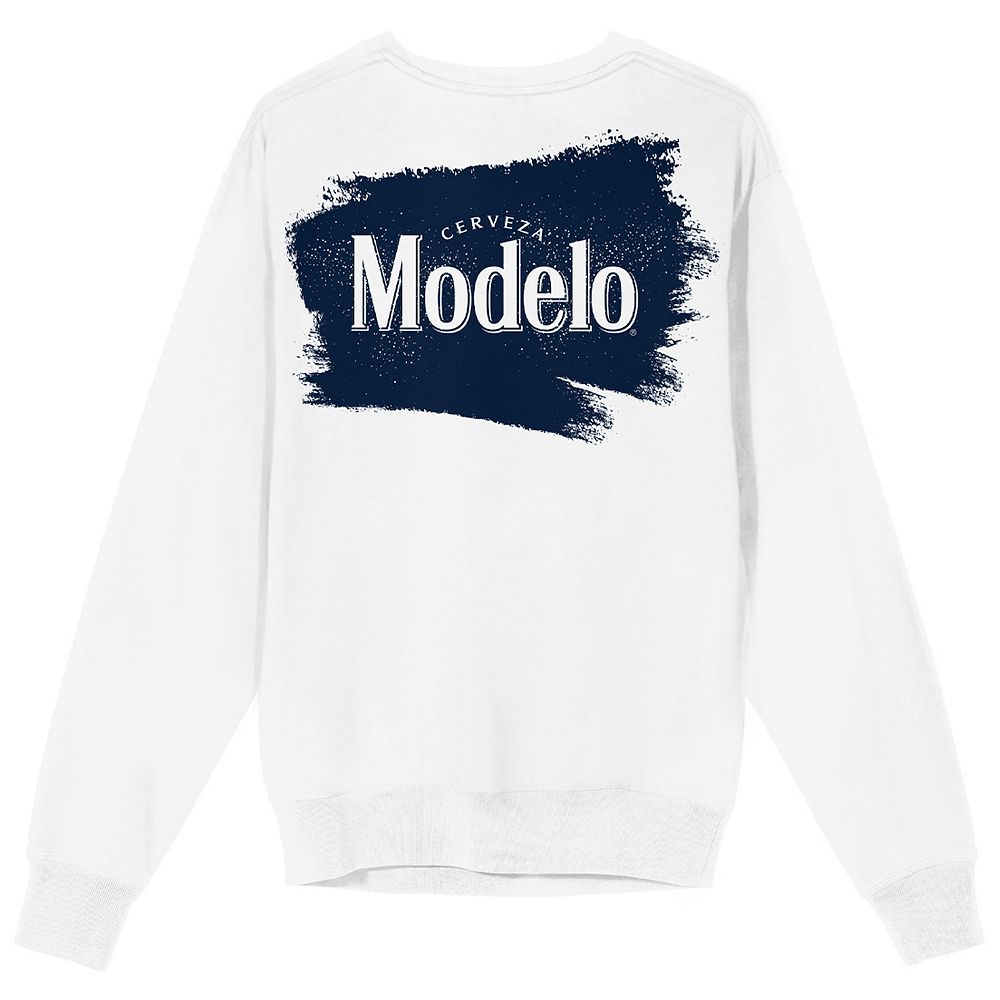 Men's Modelo Diamond Frame Beer Logo Graphic Sweatshirt