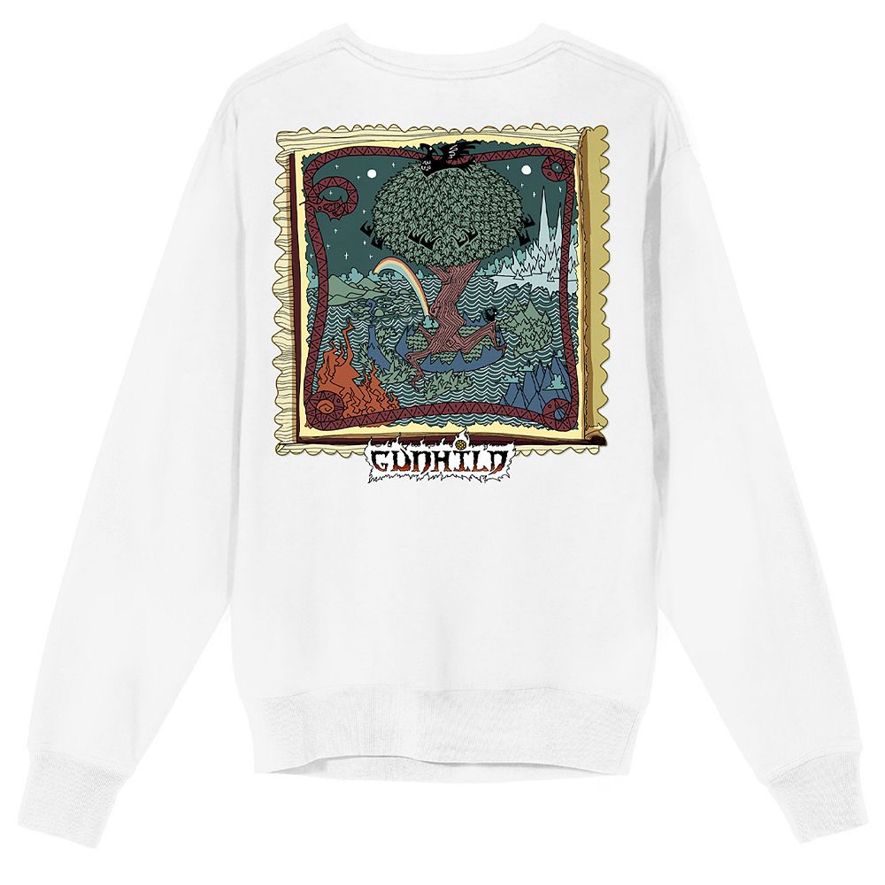 Men's Gunhild Book & Tree Graphic Graphic Sweatshirt