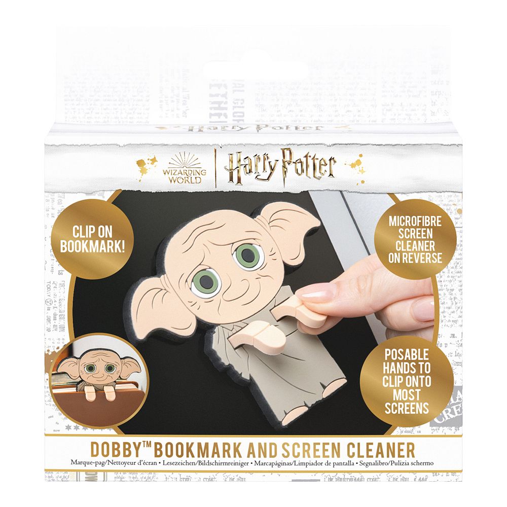 Paladone Harry Potter Dobby Clip-On Bookmark and Screen Cleaner